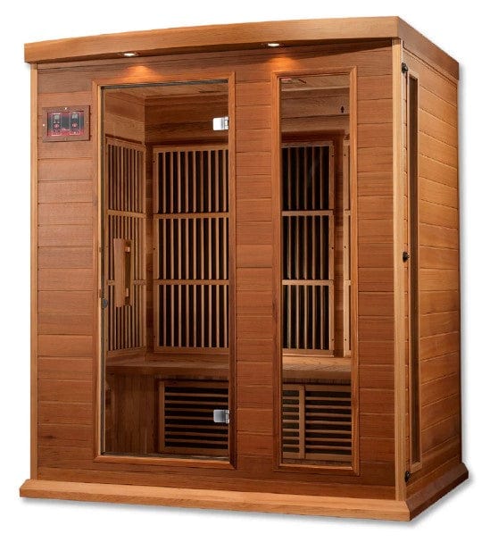 Maxxus 3-Person Near Zero EMF FAR Infrared Indoor Sauna | MX-K306-01-Z