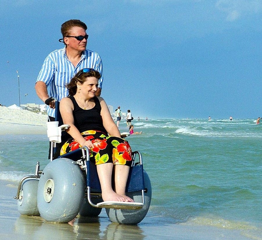 DeBug Mobility All-Terrain Beach Wheelchair